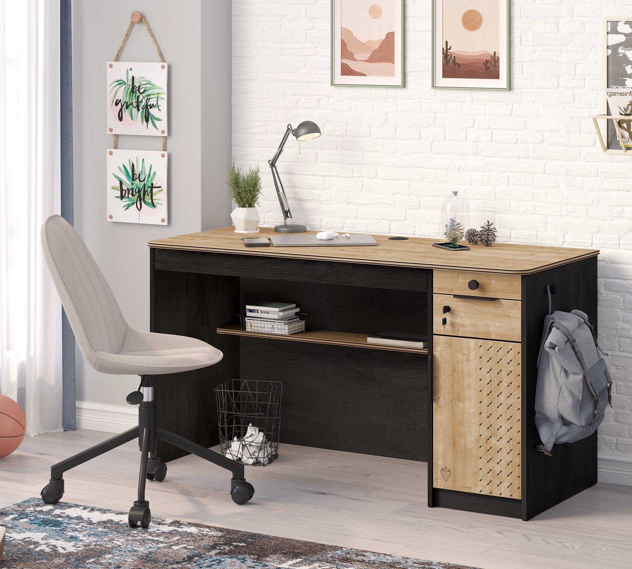 Black Study Desk – Cilek World